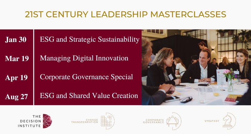 21st Century Leadership - Masterclasses - The Decision Institute