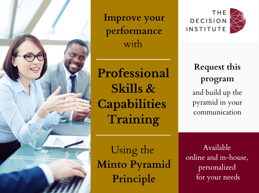 Professional Skills & Capabilities Training - The Decision Institute